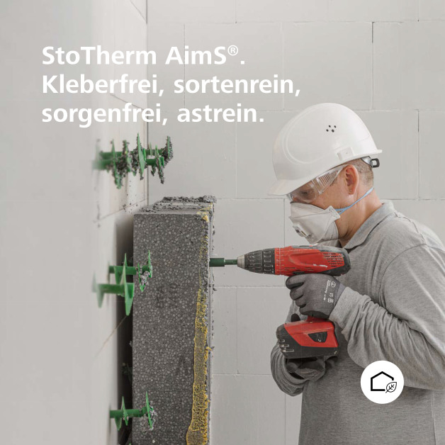 WDVS - kleberfrei & beim Rückbau sortenrein trennbar ♻️ - Bauspot.de