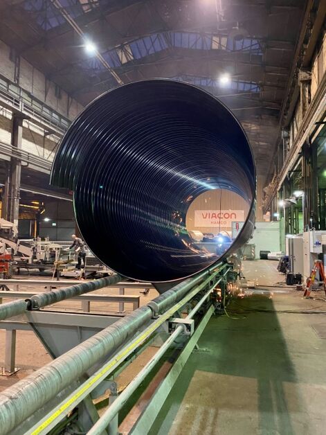 Kennen Sie spiralgefalzte Wellstahlrohre von Viacon Hamco? - Bauspot.de