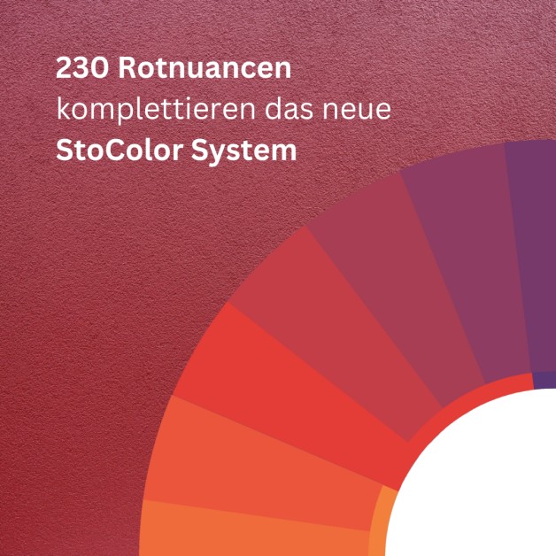 Die Farbe Rot im neuen StoColor System 🔴🎨 - Bauspot.de