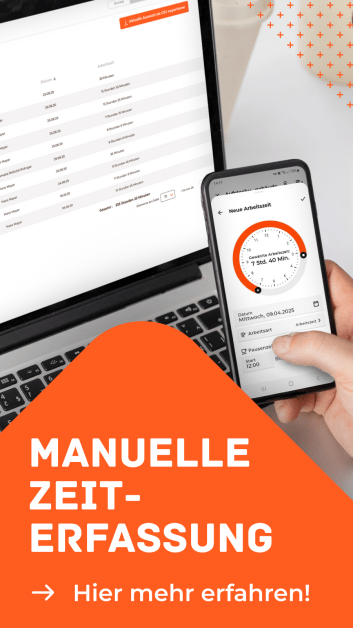 Manuelle Zeiterfassung für Mitarbeiter mit Craftnote - Bauspot.de