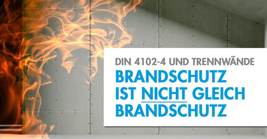DIN 4102-4 und Trennwände - Bauspot.de